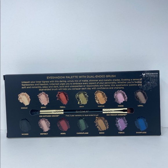 Sigma Beauty | Makeup | Sigma Untamed Eyeshadow Palette Wdualended ...